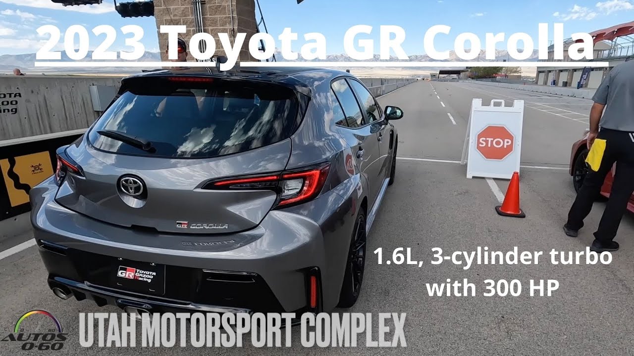 2023 Toyota GR Corolla Circuit Edition on the track at Utah Motorsports ...